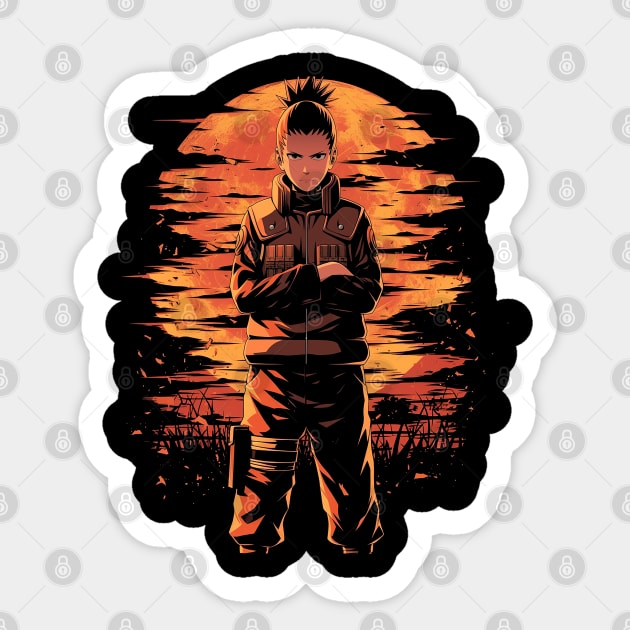 shikamaru nara - naruto - Naruto - Sticker | TeePublic
