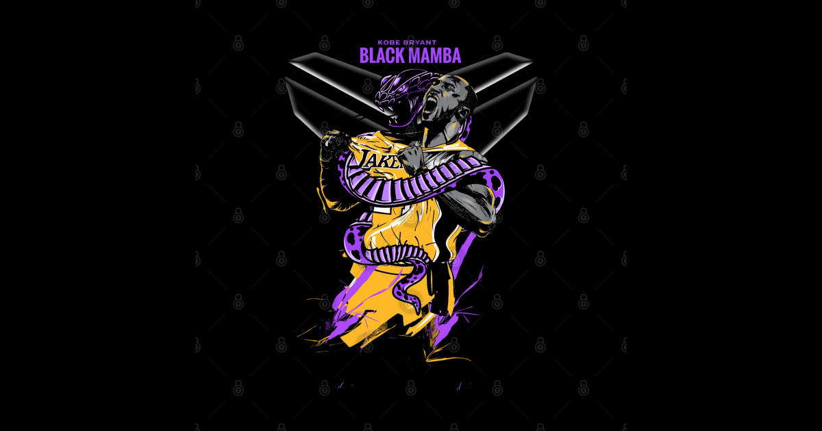 Black Mamba T-Shirt - Kobe Bryant Black Mamba - Sticker | TeePublic