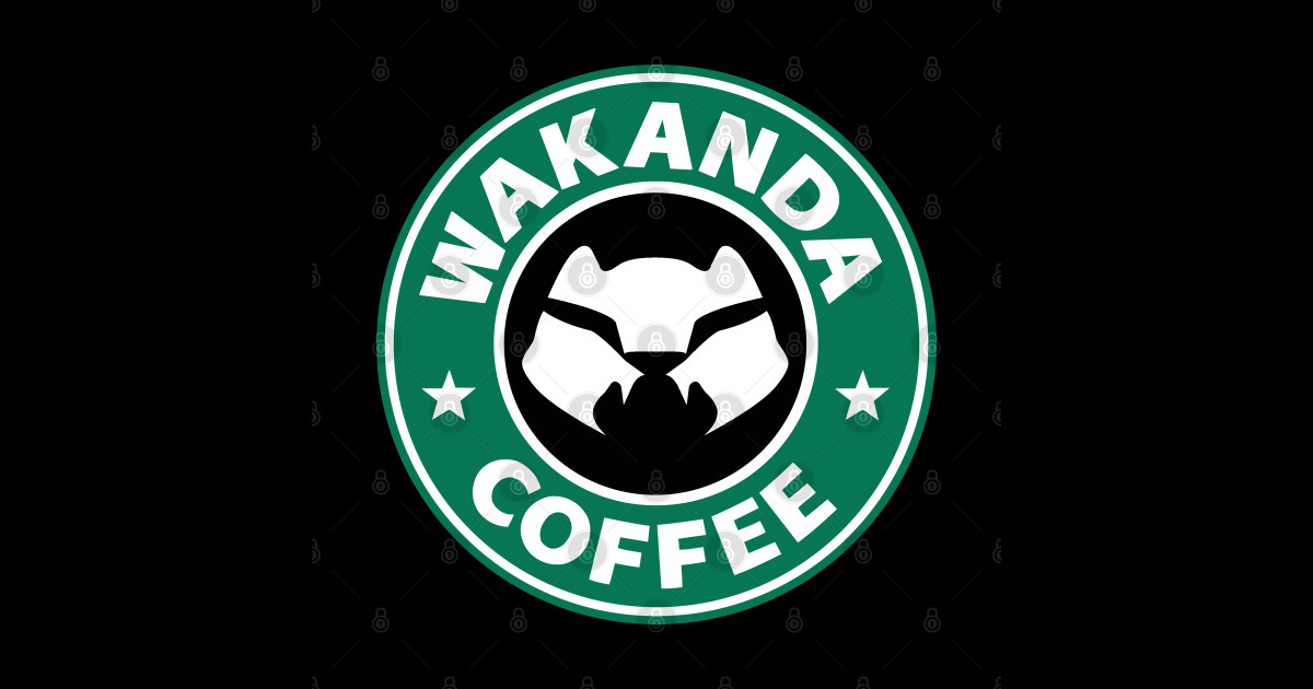 Wakanda Coffee - Black Panther - Sticker | TeePublic