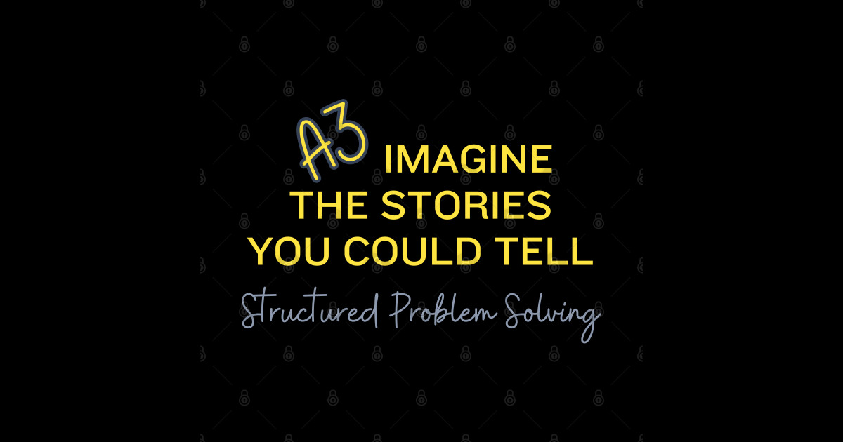 A3 Structured Problem Solving - Structured Problem Solving - Sticker ...