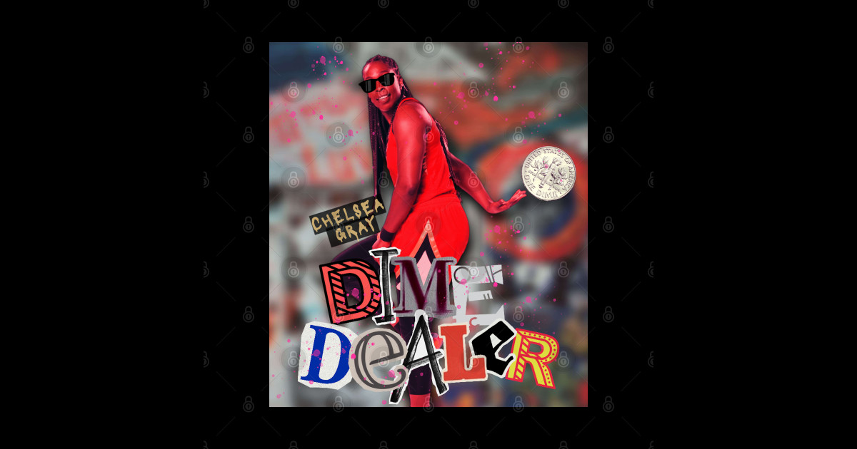 chelsea gray deals dimes - Chelsea Gray - Sticker | TeePublic