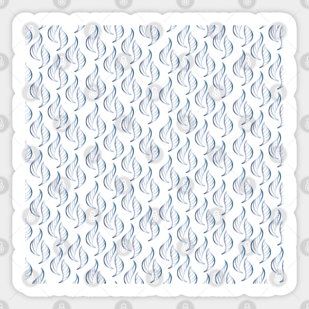 floral bud pattern - Line Pattern - Sticker | TeePublic