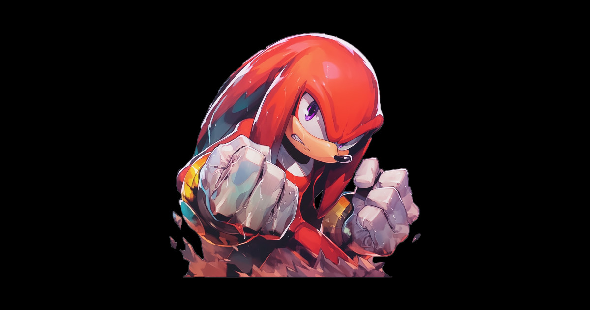 knuckles - Knuckles - Sticker | TeePublic