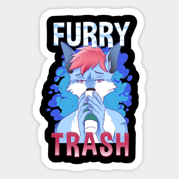 Furry Trash I Furries Convention I Anime Cosplay - Fursuit - Sticker ...