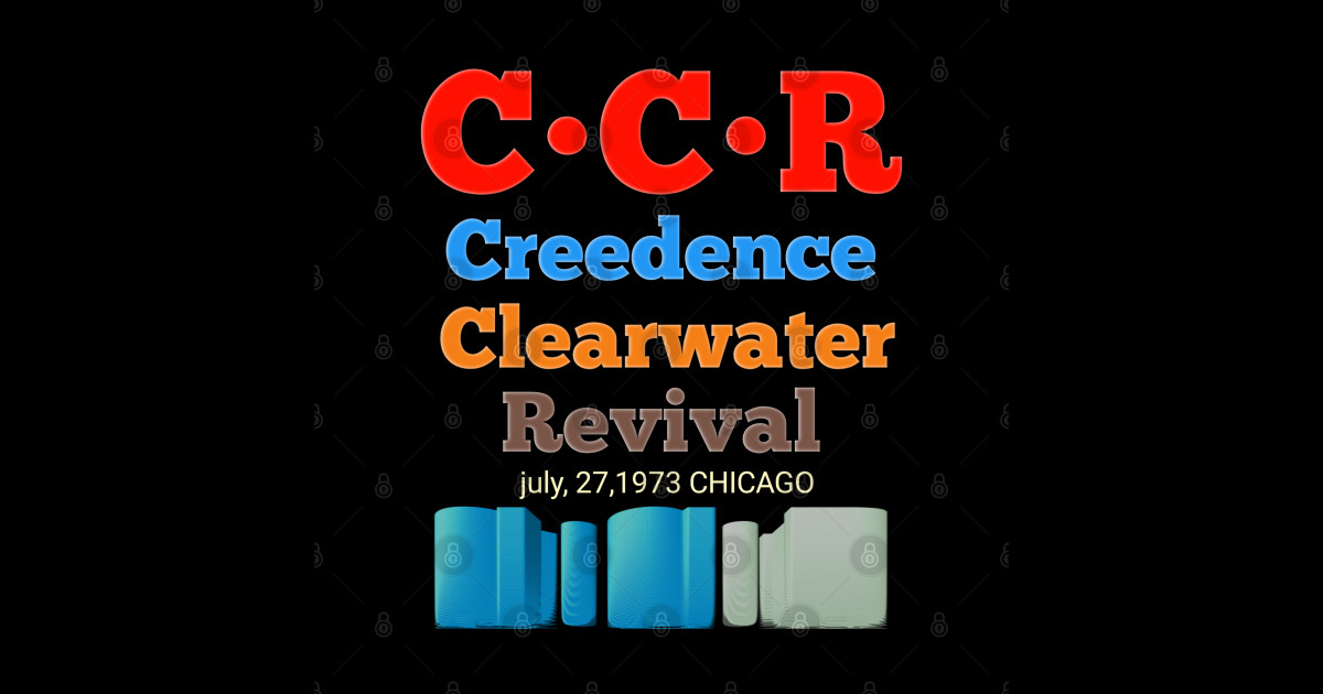 Ccr - Creedence Clearwater Revival - Sticker | TeePublic