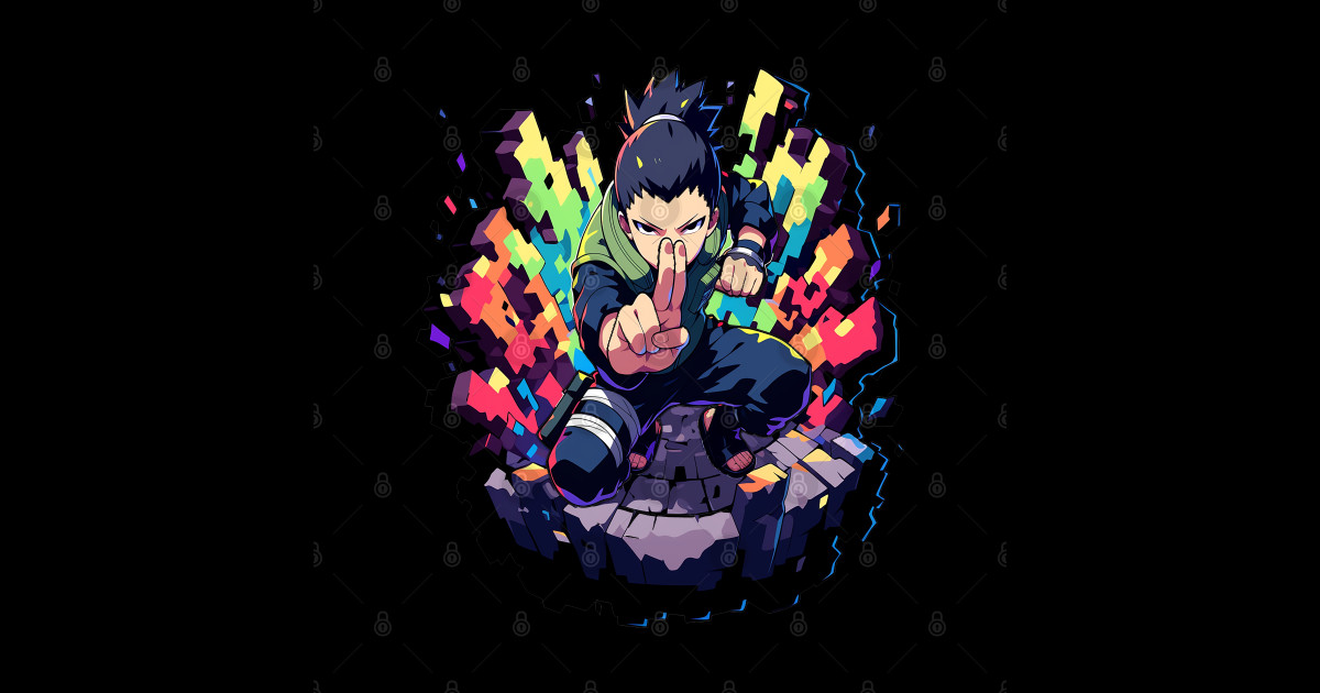 nara shikamaru - Nara Shikamaru - Sticker | TeePublic