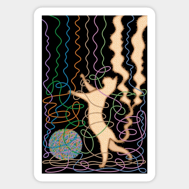 String Theory - Enlightened Animals - Sticker | TeePublic