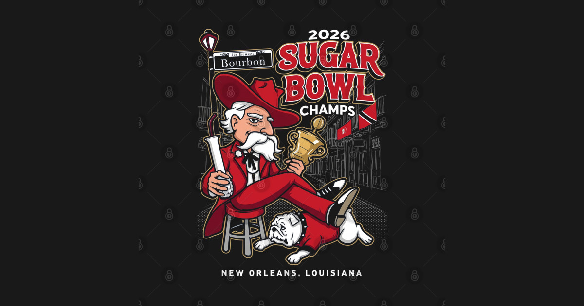 Mississippi Ole Miss Rebels Sugar Bowl 2026 Champions - Ole Miss - T ...