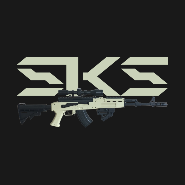 SKS Rifle - Pubg - T-Shirt | TeePublic