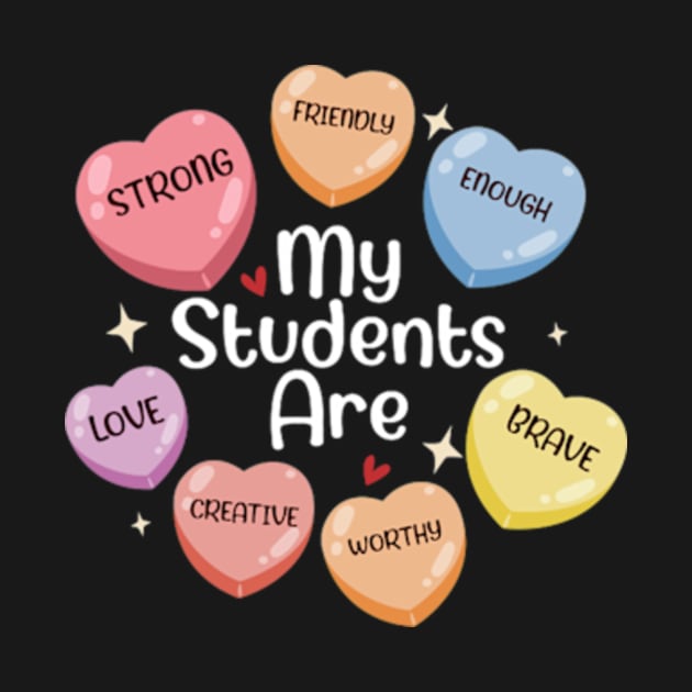 Teacher Valentines Day Positive Affirmations Candy Hearts - Teacher ...