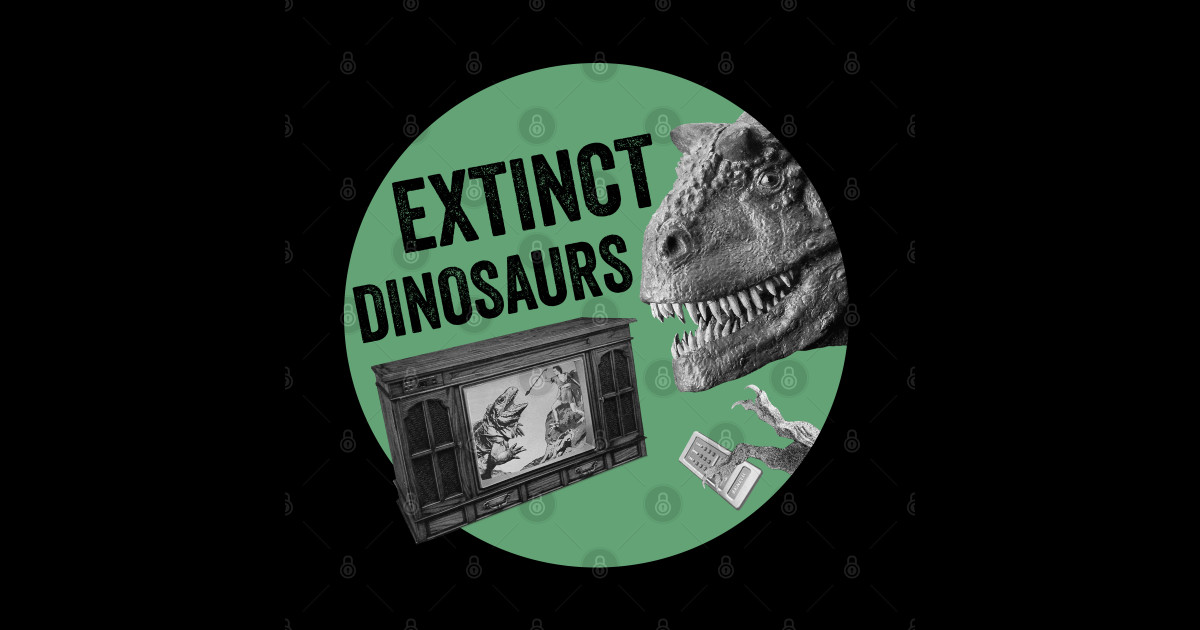 Extinct Dinosaurs - Dinosaur - Sticker | TeePublic