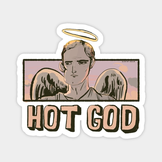Hot God - God - Magnet | TeePublic