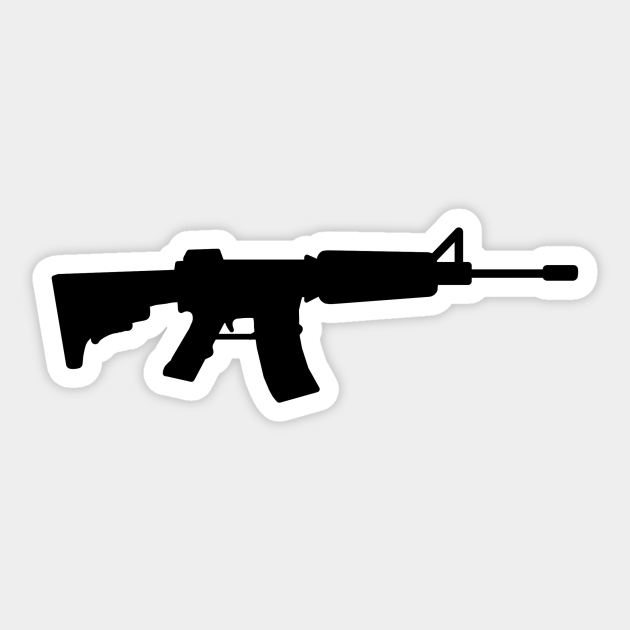 M4A1 - Gun - Sticker | TeePublic