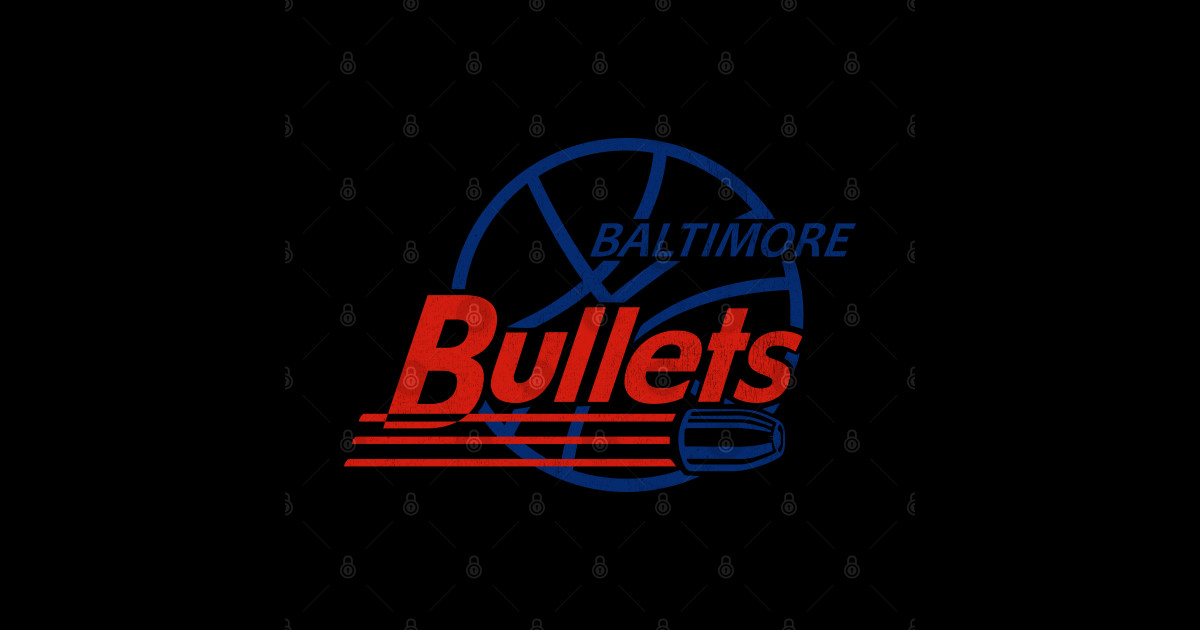 DEFUNCT - Baltimore Bullets - Baltimore - Sticker | TeePublic
