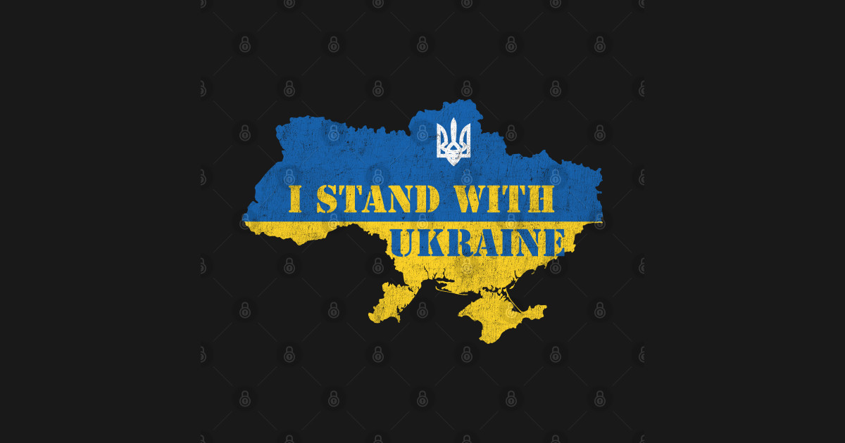 I Stand with Ukraine - Stand With Ukraine - T-Shirt | TeePublic