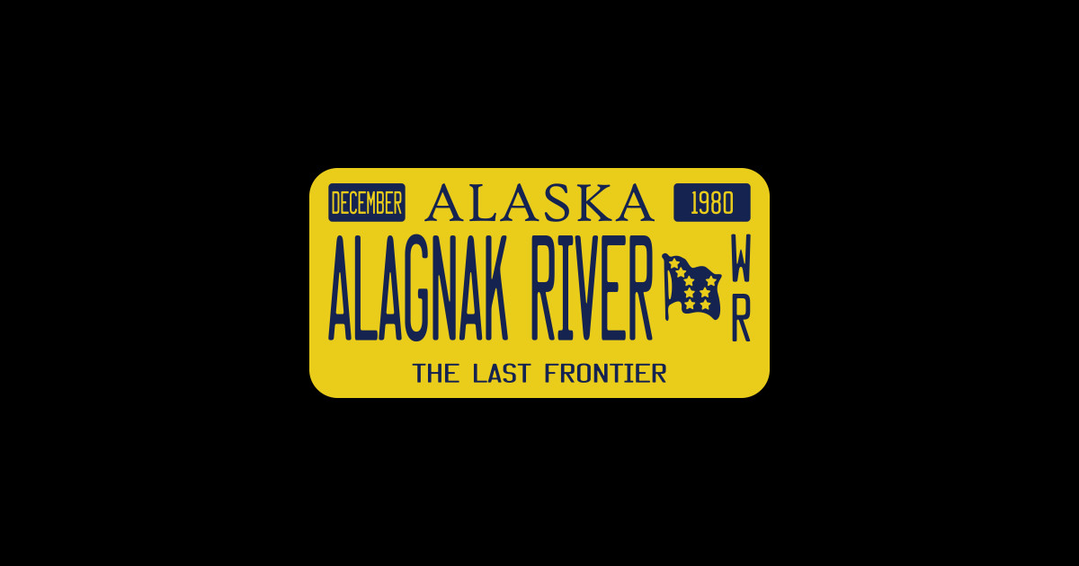 Alagnak River Wild River license plate - National Park - Sticker ...
