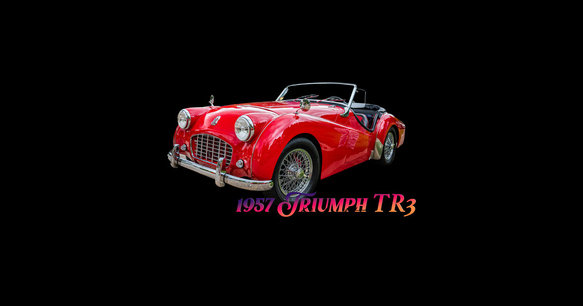 1957 Triumph TR3 Cabriolet - 1957 Triumph Tr3 Cabriolet - Sticker ...