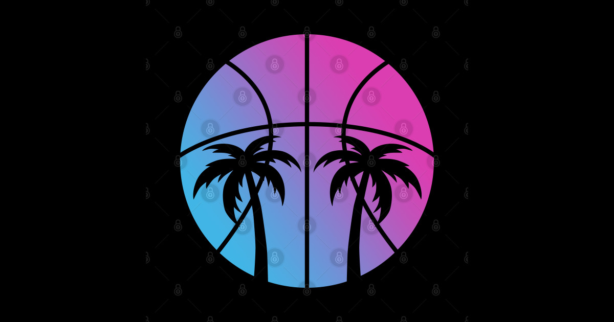 Miami Vice Beach Basketball - White - Miami Vice - Hat | TeePublic