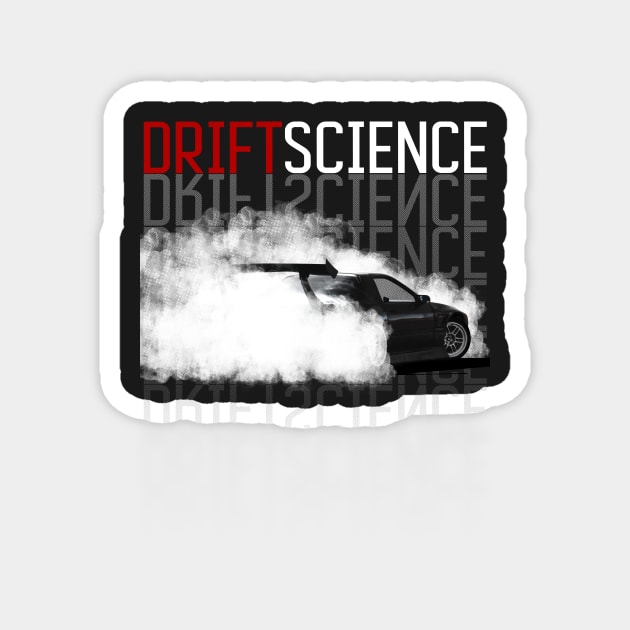 Drift Science Drift Car Design - Drifting - Magnet | TeePublic