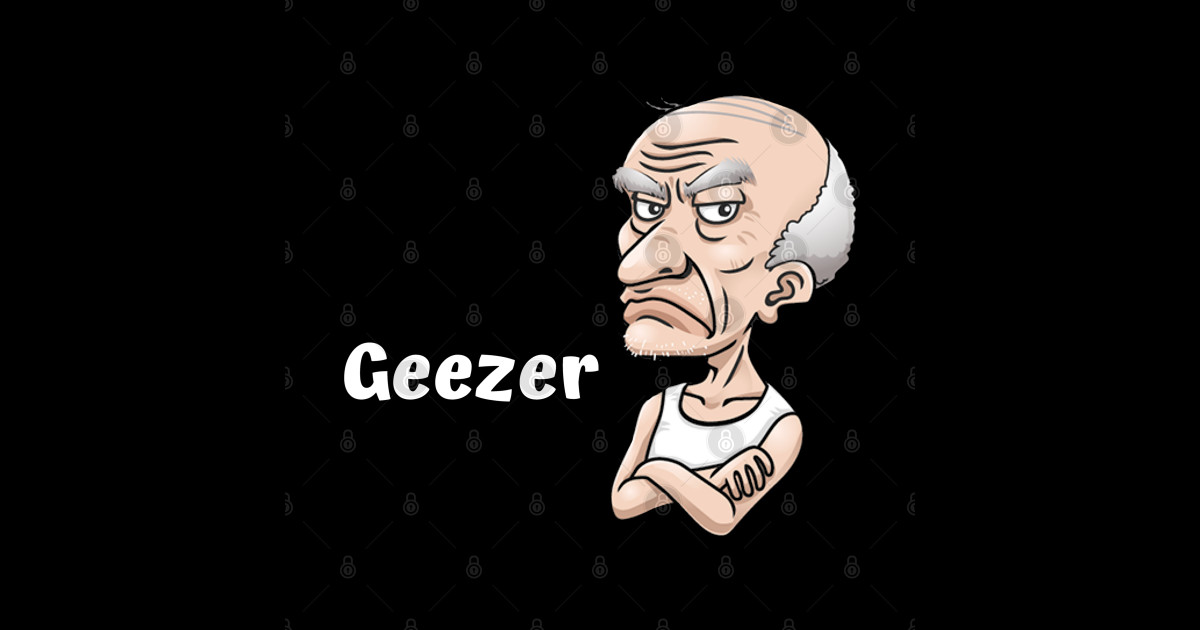 Geezer cartoon - Geezer - Sticker | TeePublic