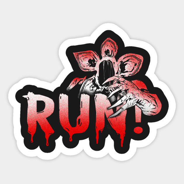 Straner Things Demogorgon - Stranger Things Demogorgon - Sticker ...