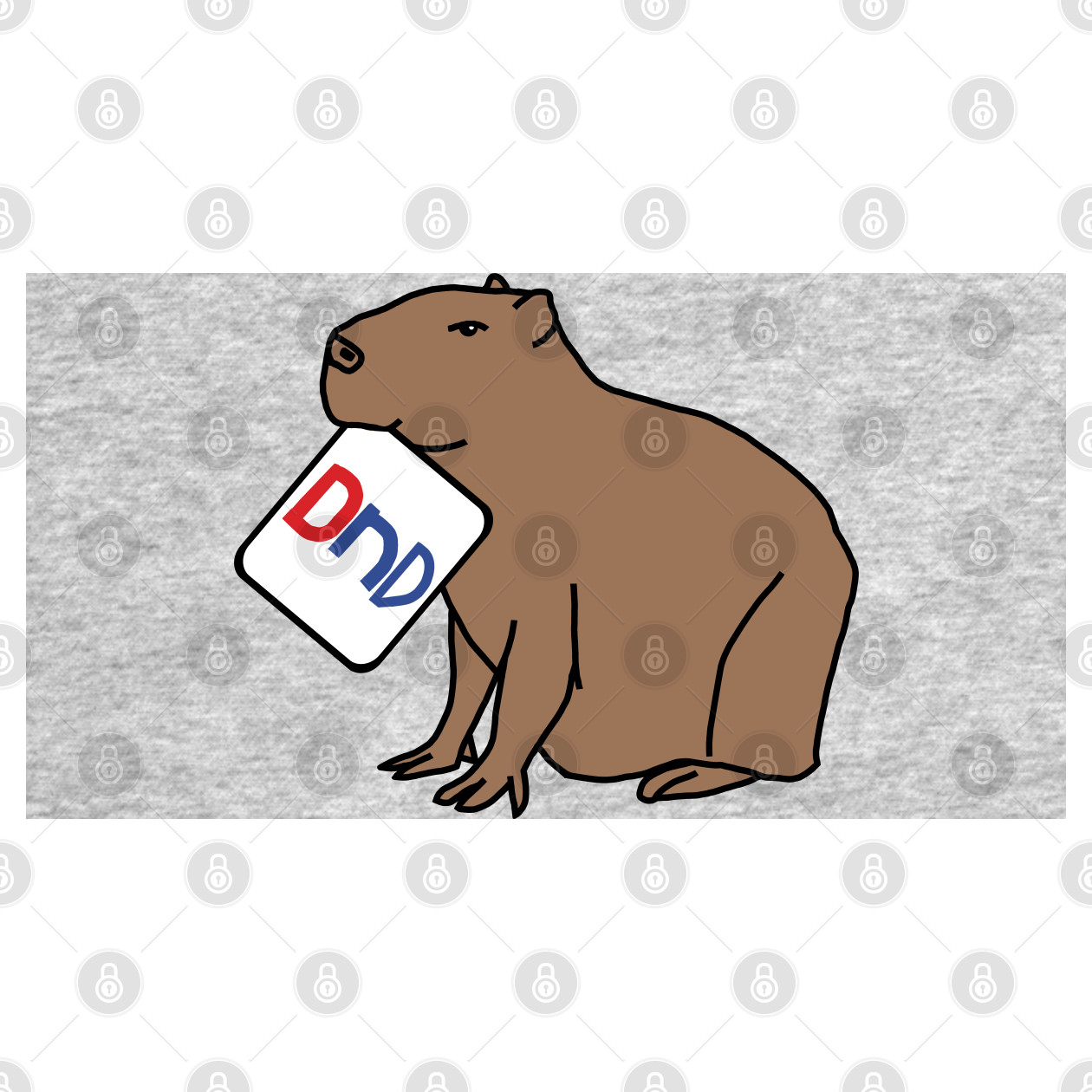 DND Capybara say Do not Disturb I am Gaming - Dungeons And Dragons - T ...