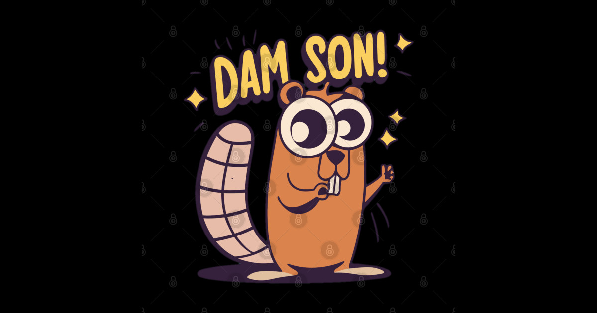 DAM SON - Damn - Sticker | TeePublic