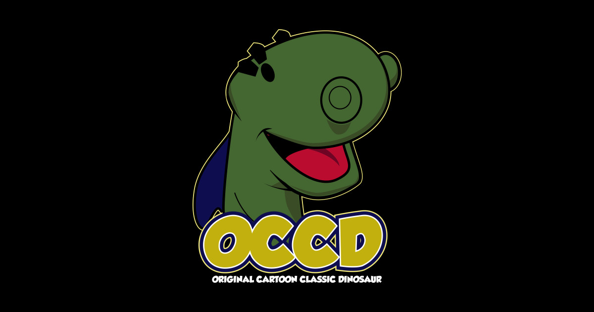 OCCD Original Cartoon Classic Dinossaur - Beanie And Cecil - Sticker ...