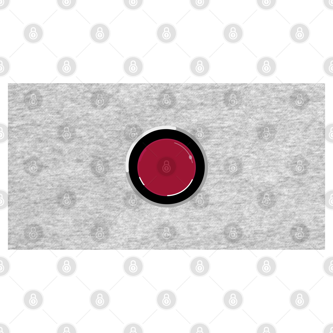 Red Cyborg Core - Circle - T-Shirt | TeePublic