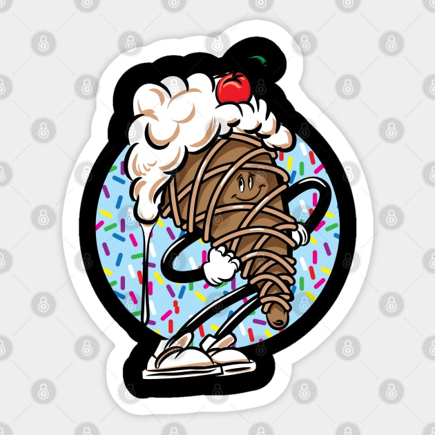 Proud Vanilla Ice Cream Cone - Proudvanilla Ice Cream Cone - Sticker ...