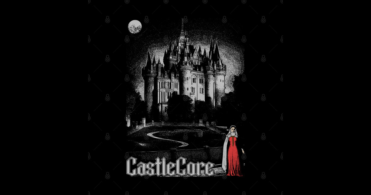 Castlecore Castle core - Castlecore - Sticker | TeePublic