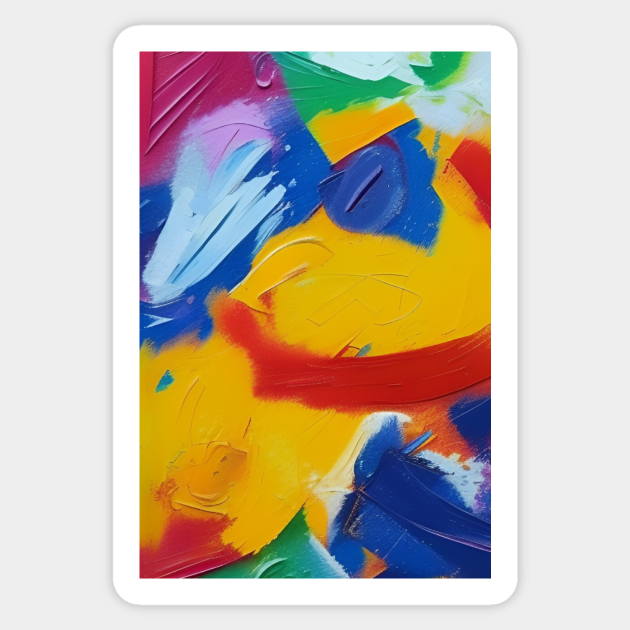 Funny Colors - Colors - Sticker | TeePublic