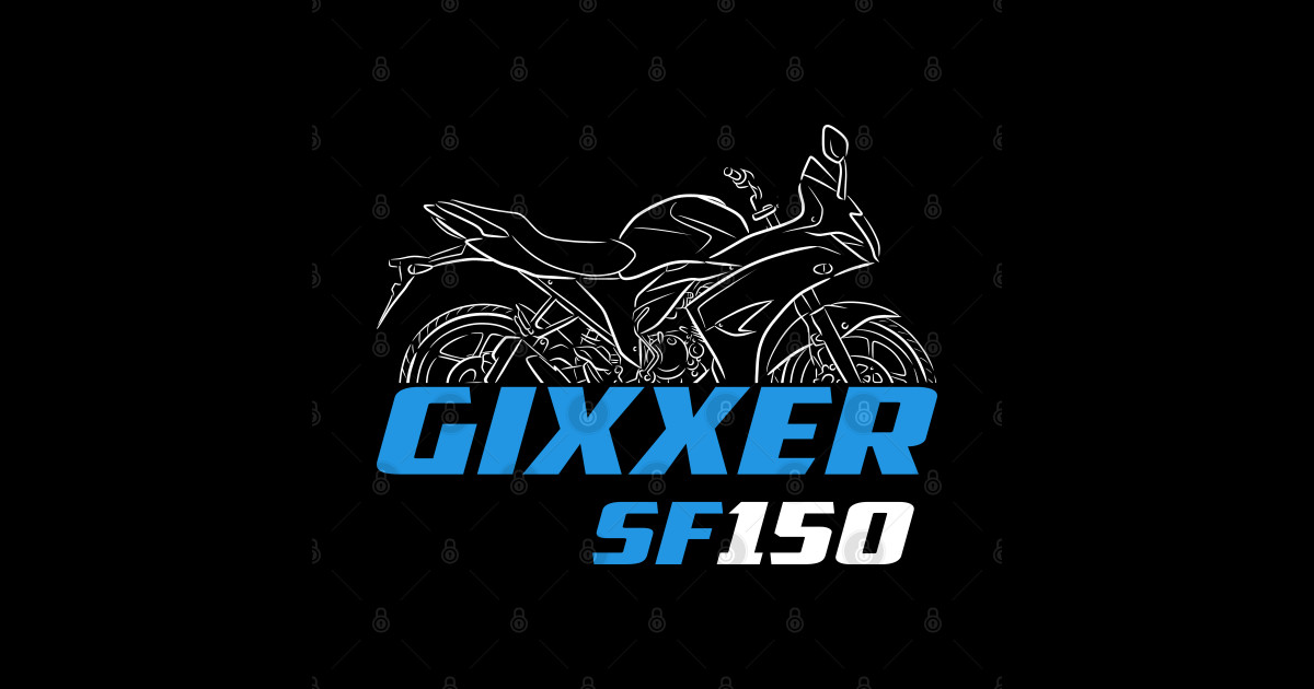 Suzuki Gixxer SF150 2015-2018 - Suzuki - Sticker | TeePublic
