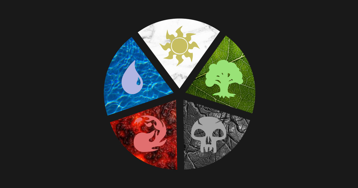 MTG Wheel of colors - Mtg - T-Shirt | TeePublic