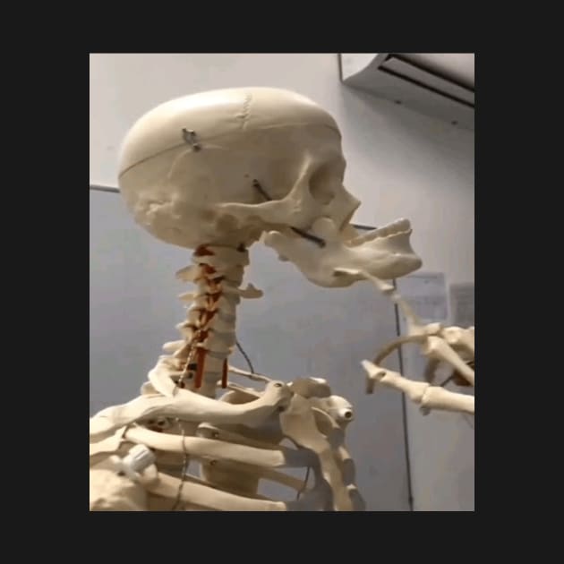 mewing meme looksmax skeleton funny - Meme - T-Shirt | TeePublic