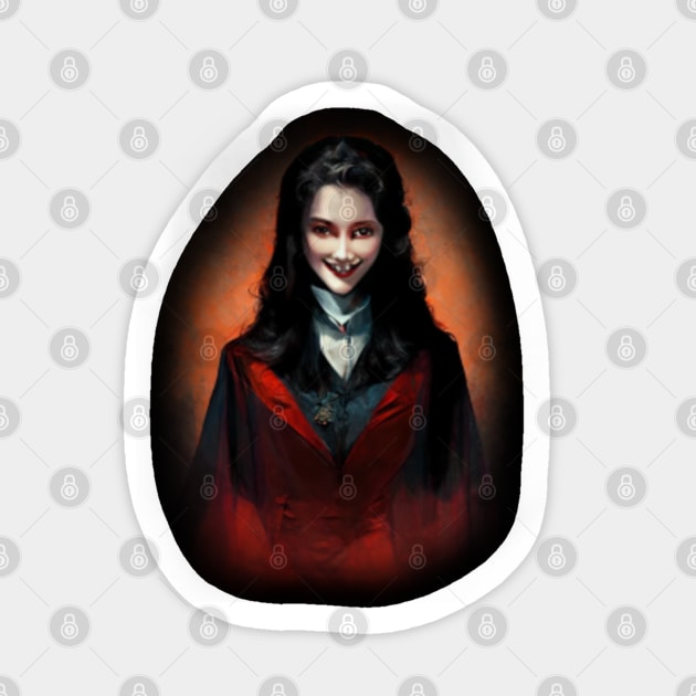 Female Vampire - Vampire - Sticker | TeePublic