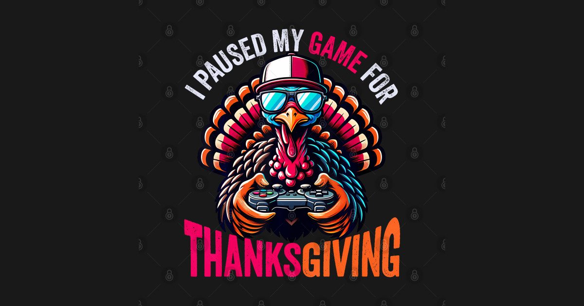 Gamer Thanksgiving Shirt Boys Kids Videogame Gaming Turkey - Happy ...