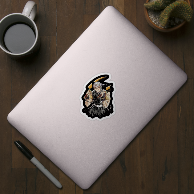 Sound Hashira Tengen Uzui - Anime Character Fan - Sticker | TeePublic