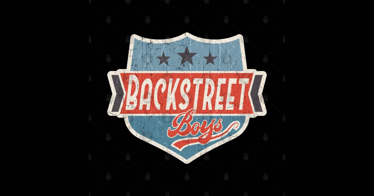 Backstreet Boys vintage art - Backstreet Boys - Sticker | TeePublic