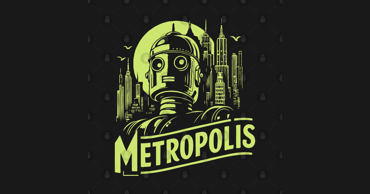Art Deco Metropolis: The Robot and the City - Robots - T-Shirt | TeePublic