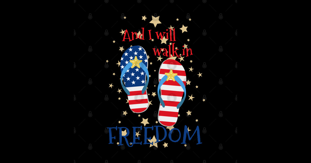 Walk in Freedom - Freedom - Sticker | TeePublic