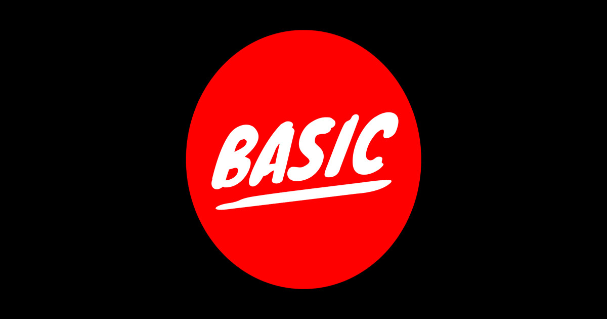 Basic - Basic - Sticker | TeePublic