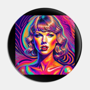 Taylor Swift Ai Art Pins and Buttons for Sale | TeePublic