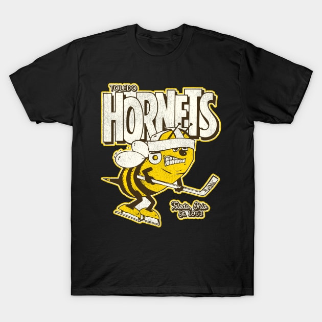 Defunct Toledo Hornets Hockey Team - Hockey - T-Shirt | TeePublic