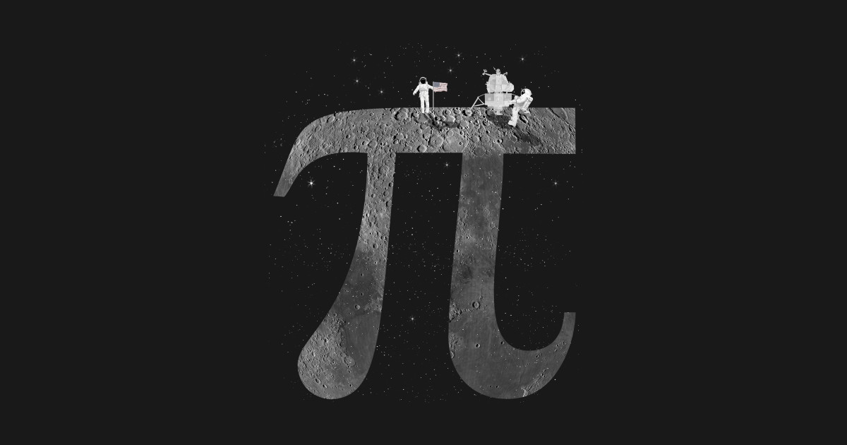 Moon Pi - Pi - T-Shirt | TeePublic