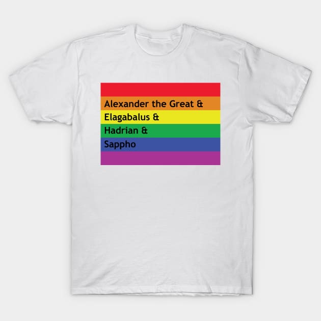 Ancient Queer Icons - Lgbtq - T-Shirt | TeePublic