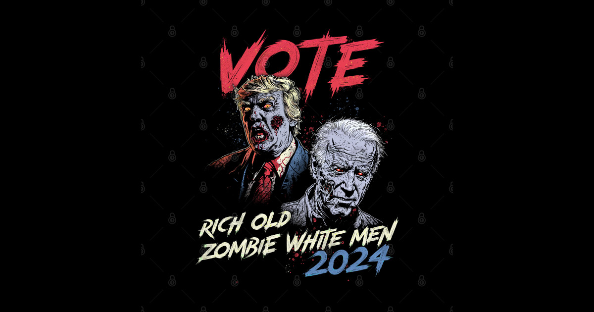 VOTE Zombie Trump & Biden 2024 - Vote - Posters and Art Prints | TeePublic