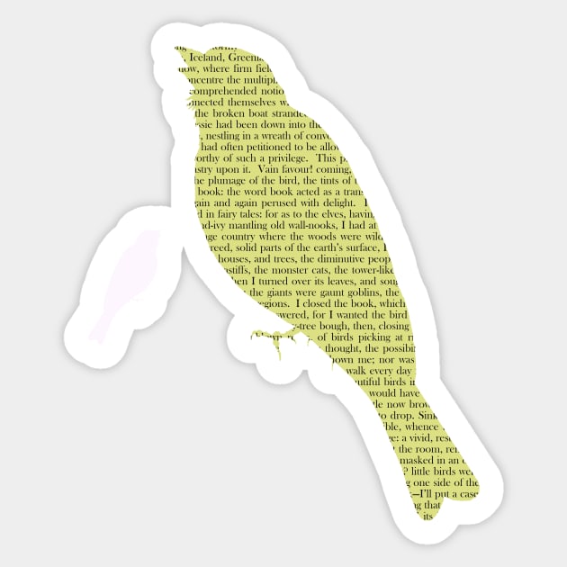 Charlotte Bronte: Jane Eyre Birds - Charlotte Bronte - Sticker | TeePublic