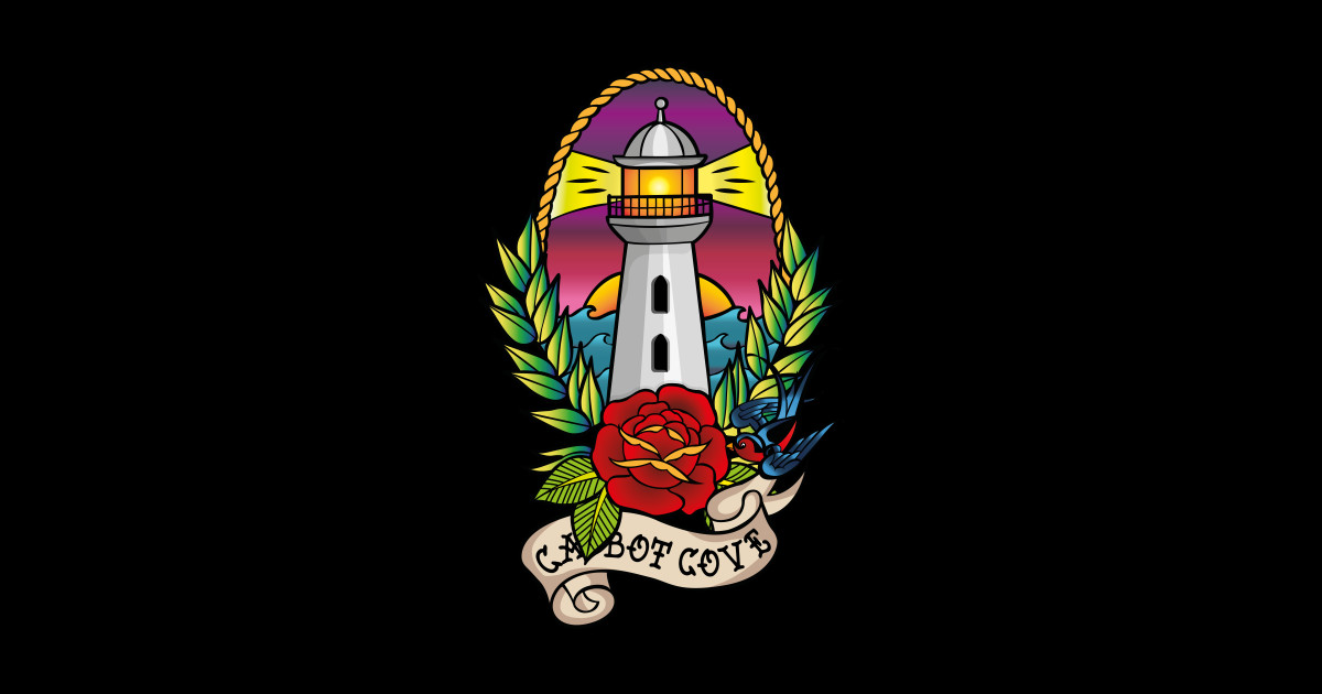 Traditional Cabot Cove Lighthouse Tattoo style - Traditional Cabot Cove ...