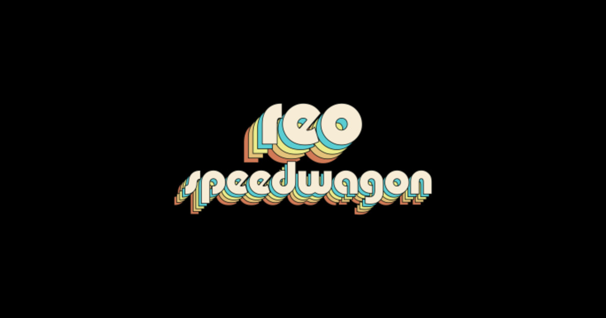 reo speedwagon - vintage color - Reo Speedwagon - Sticker | TeePublic